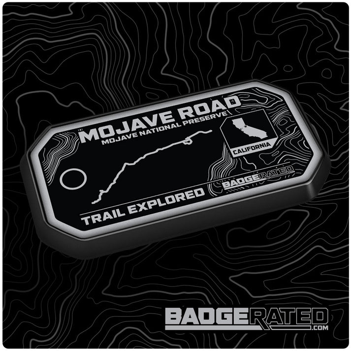 Mojave Road Trail Badge (Mojave National Preserve, CA) – BADGERATED.COM