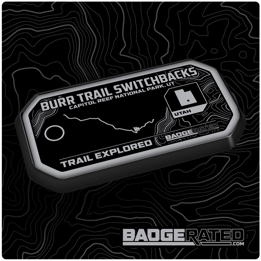 Burr Trail Switchbacks Trail Badge (Capitol Reef-National-Park, UT ...