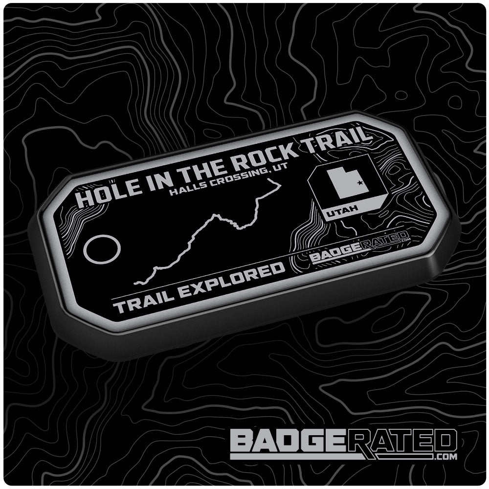 Hole in the Rock Trail Badge (Halls Crossing, UT) – BADGERATED.COM
